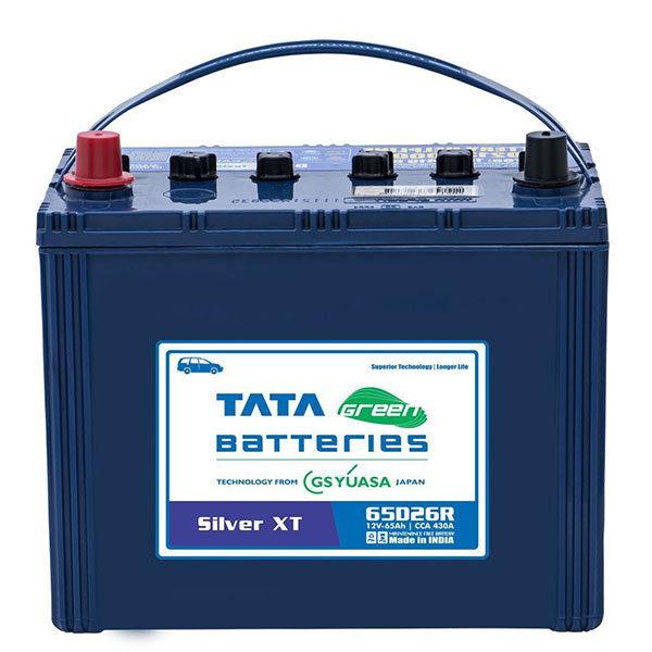 TataGreen 65D26R Silver XT Car Battery at Best Price, Buy TataGreen ...